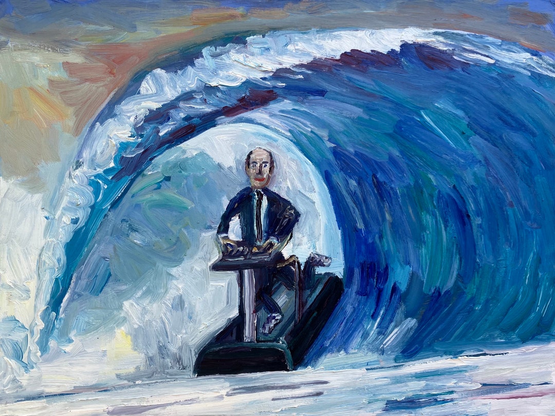 Riding the Sound Waves - Etsy