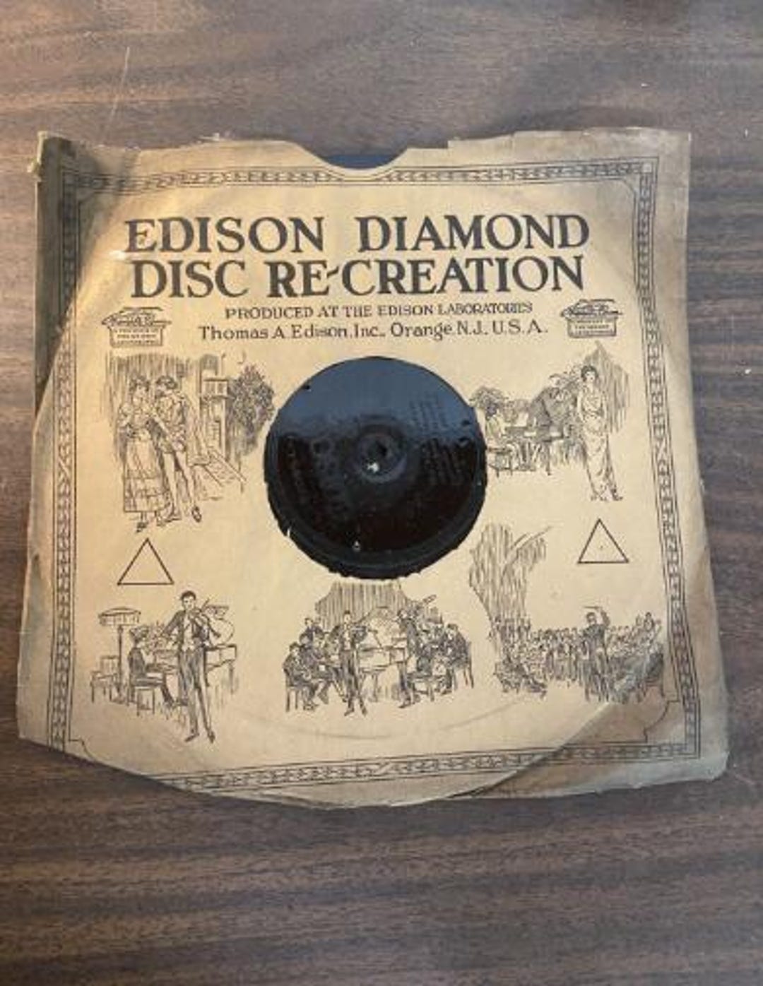 Edison Recreation Disc Vinyl Record 82085 ORIGINAL SLEEVE - Etsy