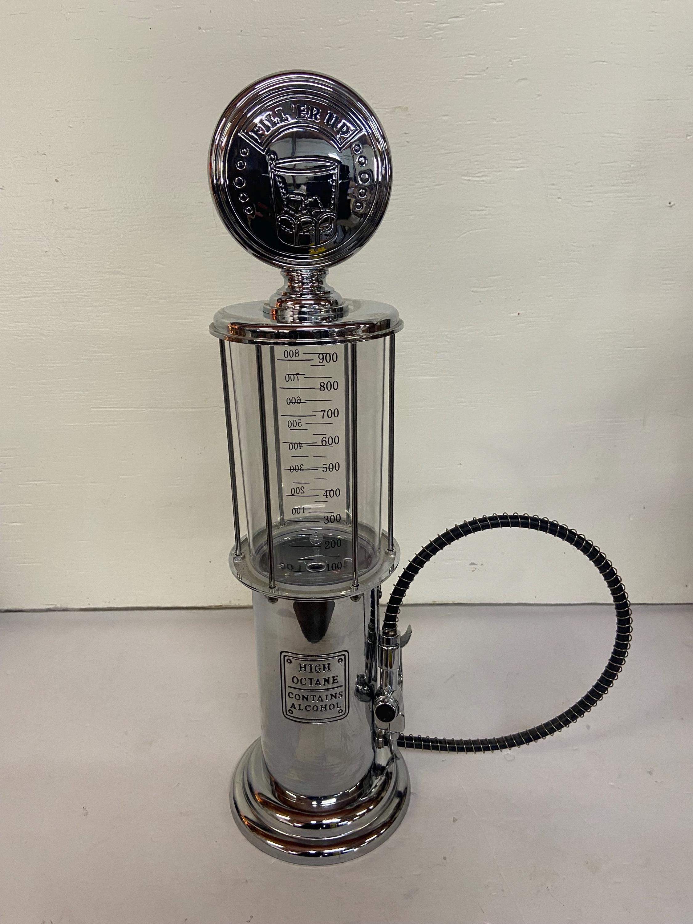 Godinger Fill 'er up High Octane Novelty Alcohol Dispenser 18" Tall Gas ...