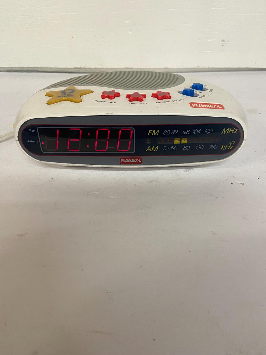 Vintage Playskool Kids Digital Alarm Clock Am/fm PS-360 TESTED - Etsy