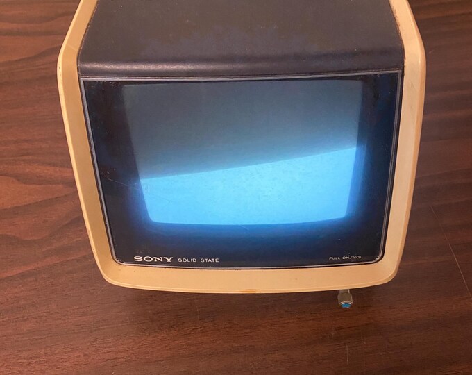 Vintage Sony Solid State 1972 Model TV-750 Portable Television TESTED ...