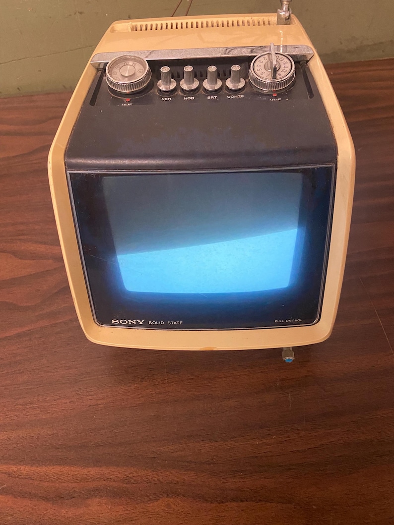 Vintage Sony Solid State 1972 Model TV-750 Portable Television TESTED ...