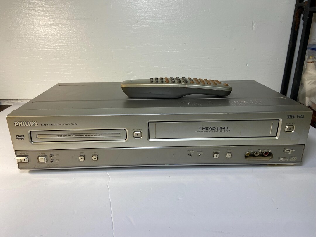 Vintage Philips DVD/CD Player With Remote-works DVD750VR/17 - Etsy