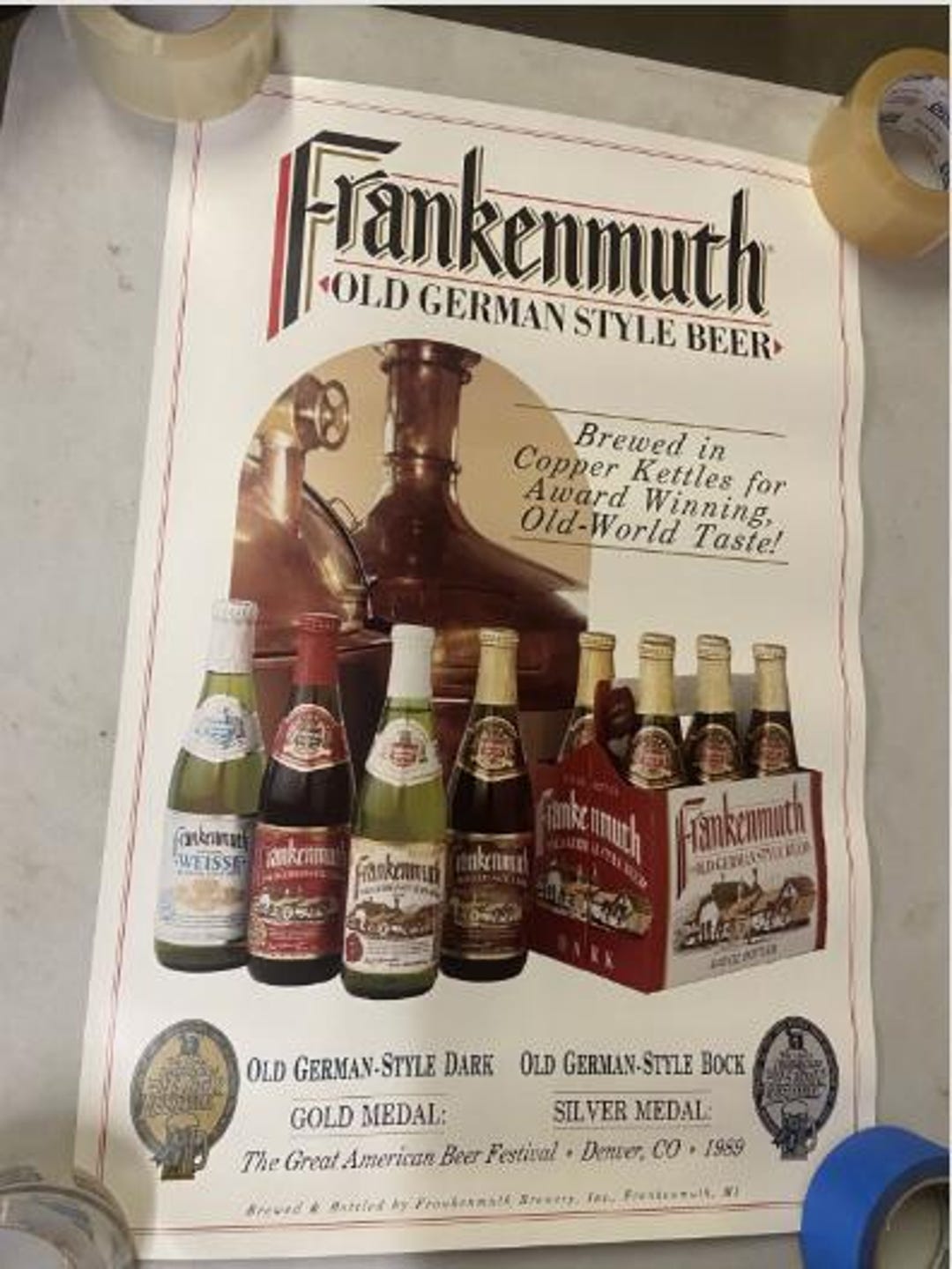 Frankenmuth Old German Beer Poster L16.5xh25 - Etsy