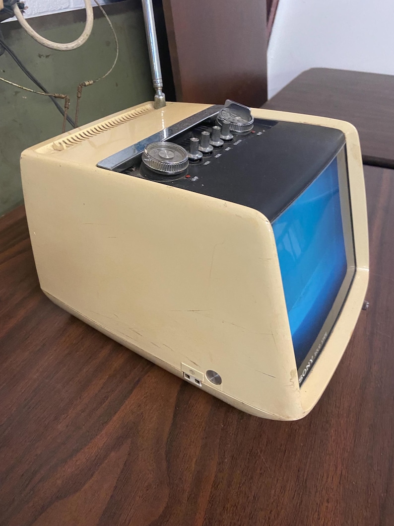 Vintage Sony Solid State 1972 Model TV-750 Portable Television TESTED ...