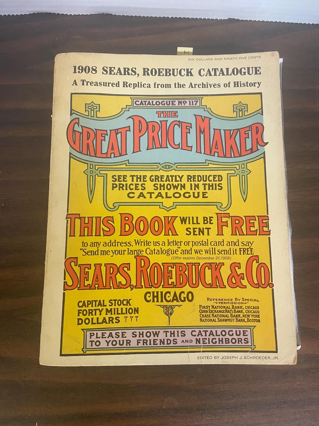 1908 Sears Roebuck & Co Catalogue No 117 1969 Reproduction Issue ...