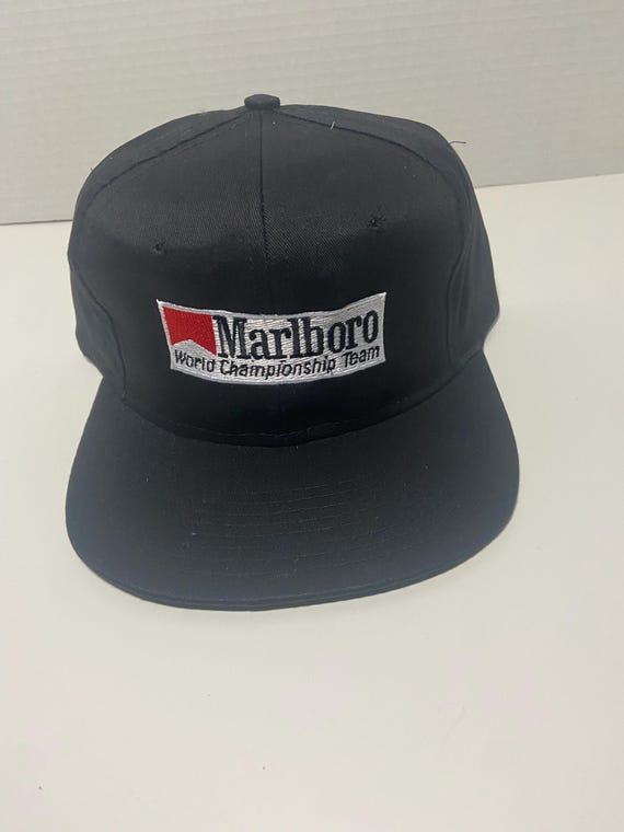 Black Marlboro World Championship Team Snapback Red &… - Gem