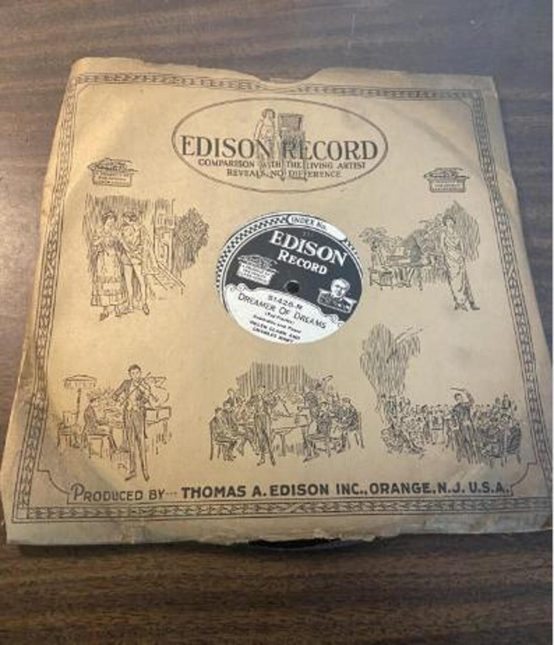 Edison Disc Vinyl Record 51426 ORIGINAL SLEEVE 1924 - Etsy