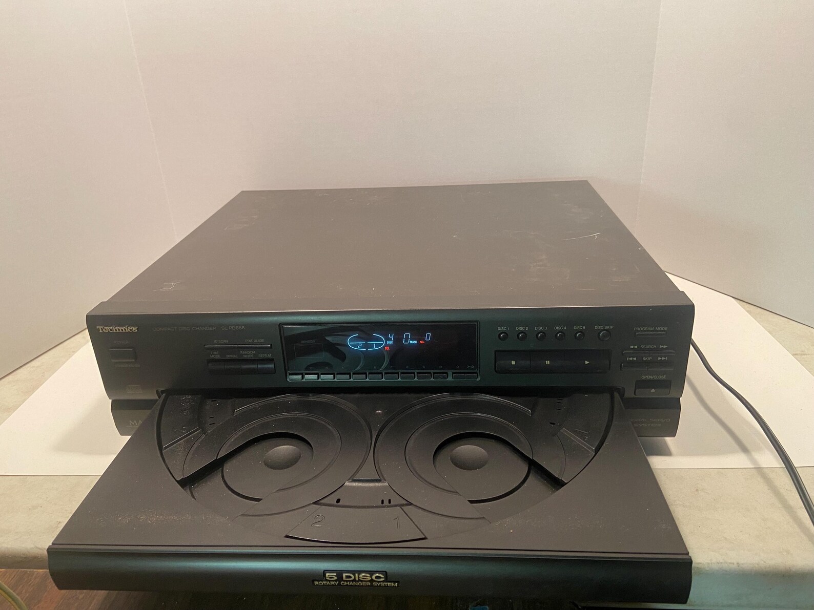 Technics Compact Disc Changer SL-PD888 With Remote & Manual WORKS - Etsy