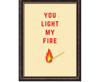 You Light My Fire - Etsy