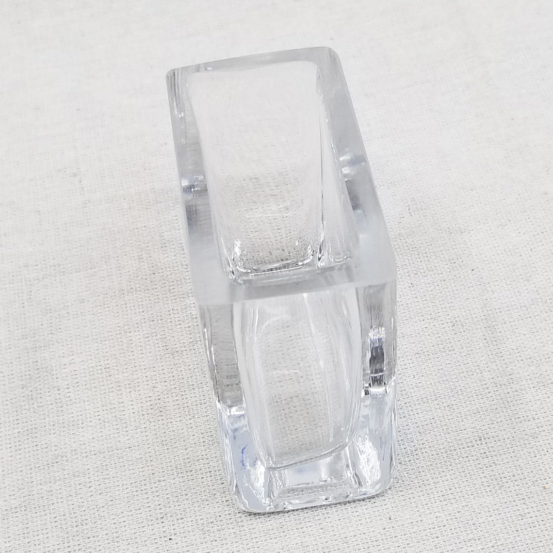 Glass Rectangle Mini Vase 3 X 3 X 1.5 Set - Etsy