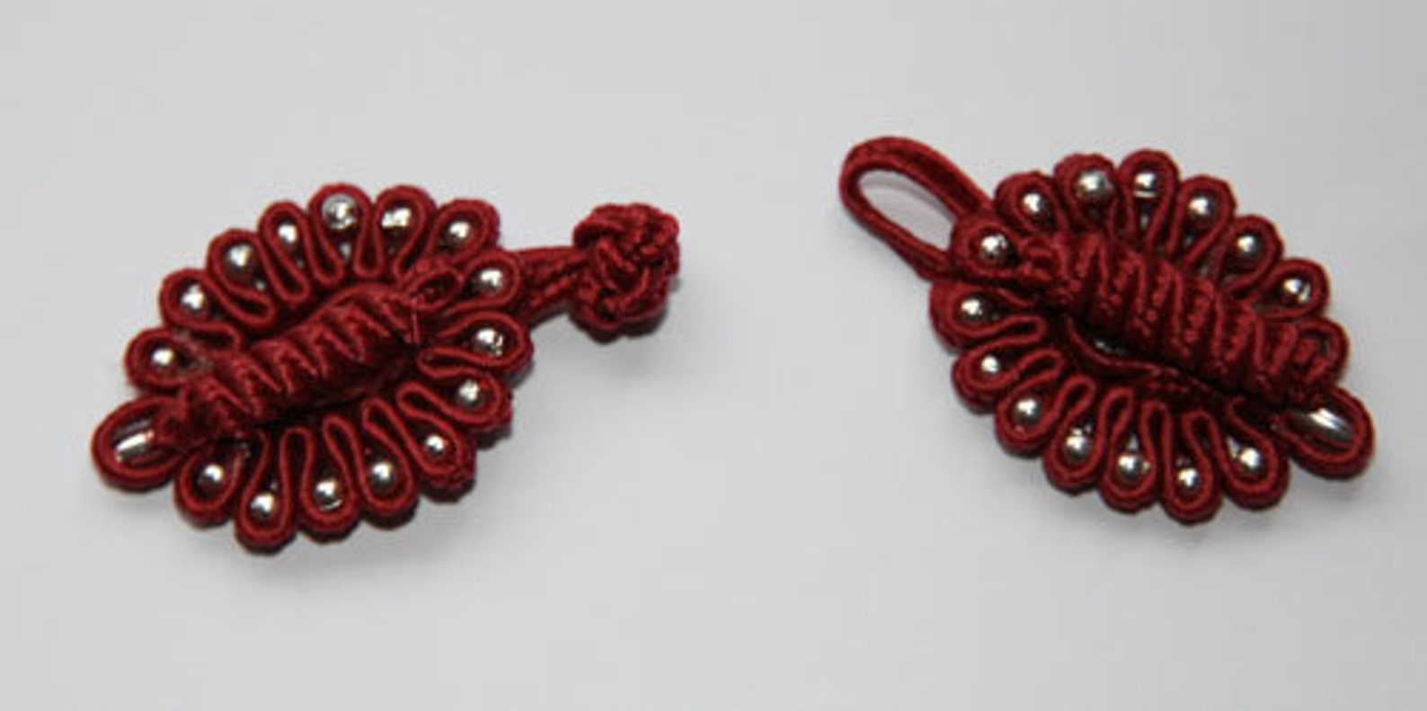 Six 6 Pairs Burgundy Chinese Frogs Fasteners Closure Buttons - Etsy