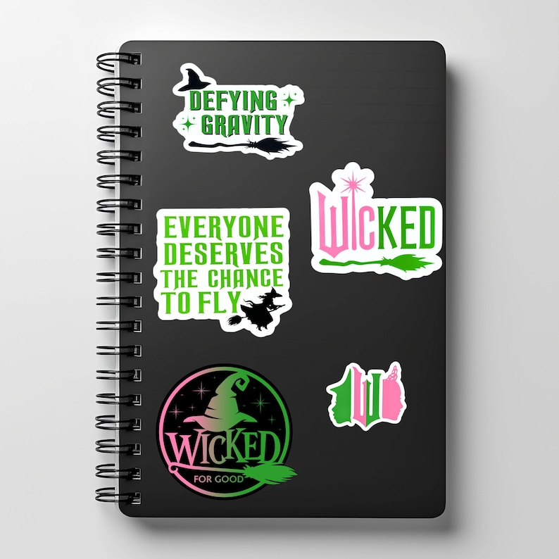 Defying Gravity Sticker, Wicked Musical Vinyl Decal, Elphaba Inspired ...