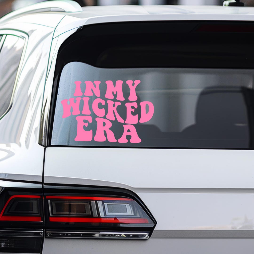 In My Wicked Era Vinyl Decal, Wicked Musical Movie Vinyl Sticker, Vinyl ...