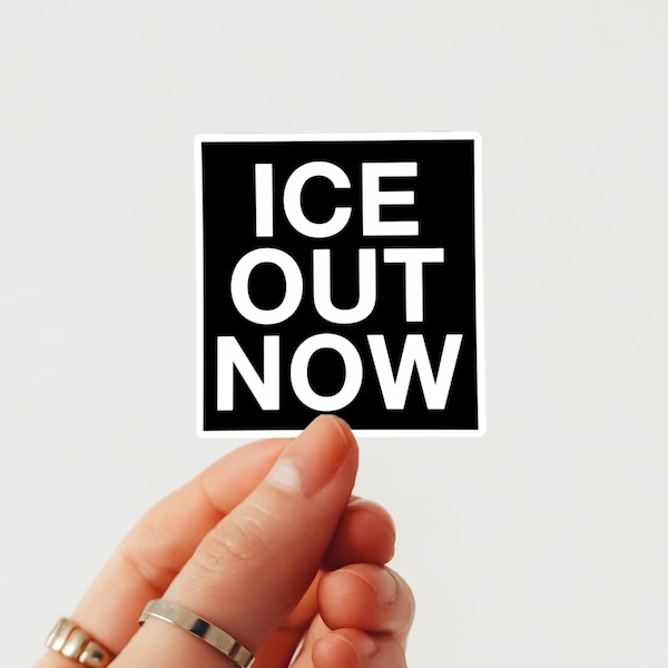 Ice Out Now Sticker - Etsy