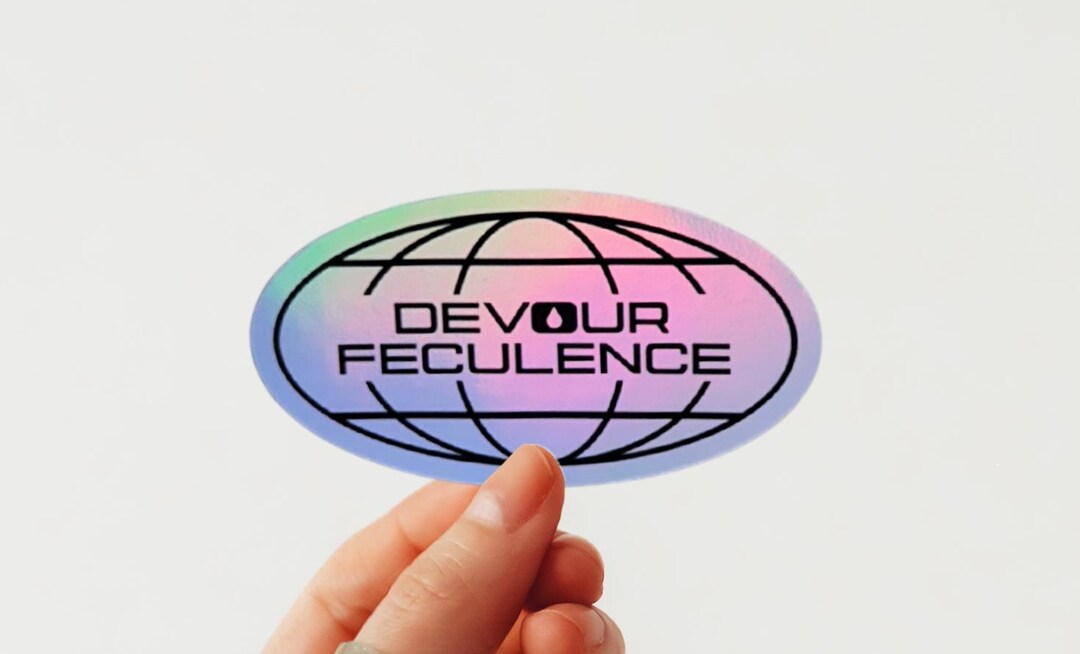 Devour Feculence Sticker, Holographic, Severance Fandom, Lumon ...