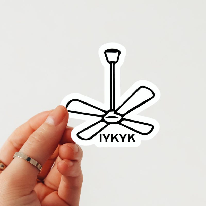 Ceiling Fan Decal - Etsy