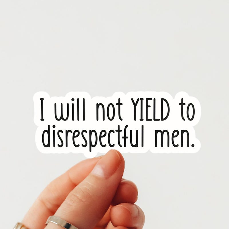 Aoc Quote Sticker - Etsy