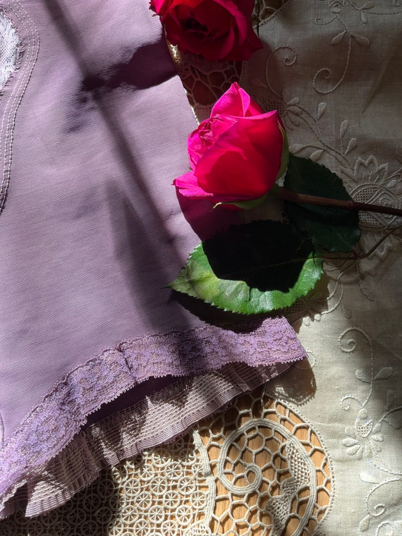 Hand Dyed 1960’s Vintage Purple Panty Girdle by Sears - Gem