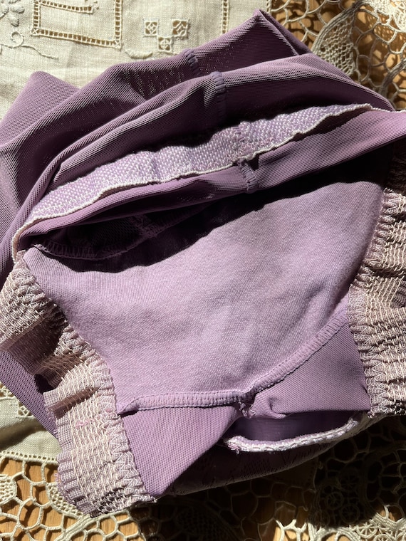 Hand Dyed 1960’s Vintage Purple Panty Girdle by Sears - Gem