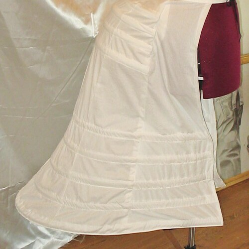Victorian Bustle Skirt Support White - Etsy