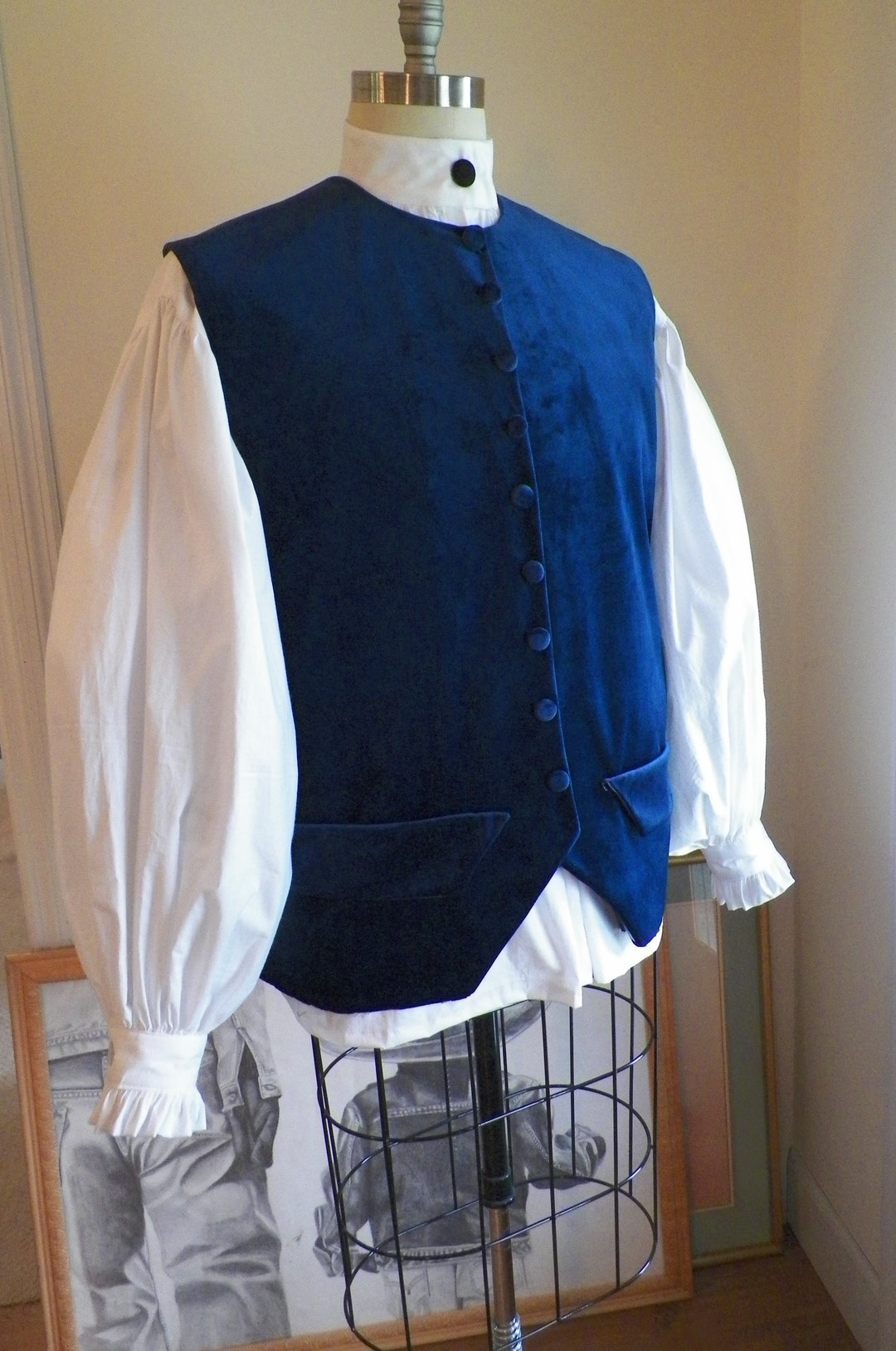 Frock Coat, Frock Coat Men, Waistcoat, 18th Century Frock Coat ...