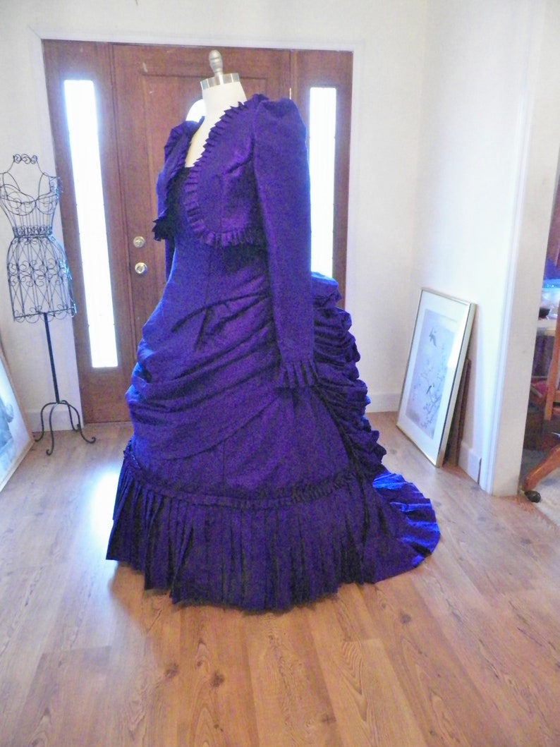 Victorian Dress Victorian Bustle Dress Victorian Wedding - Etsy