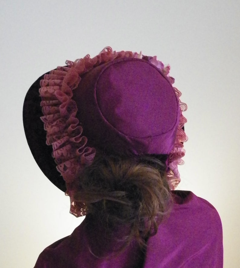 Civil War Bonnet Dickens Christmas Bonnet Victorian Bonnet - Etsy