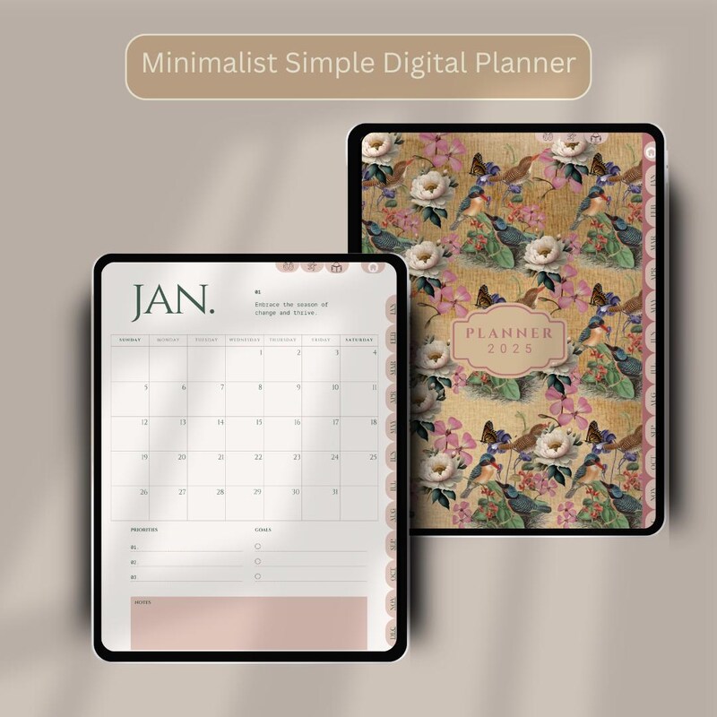 iPad Mini Planner - Etsy