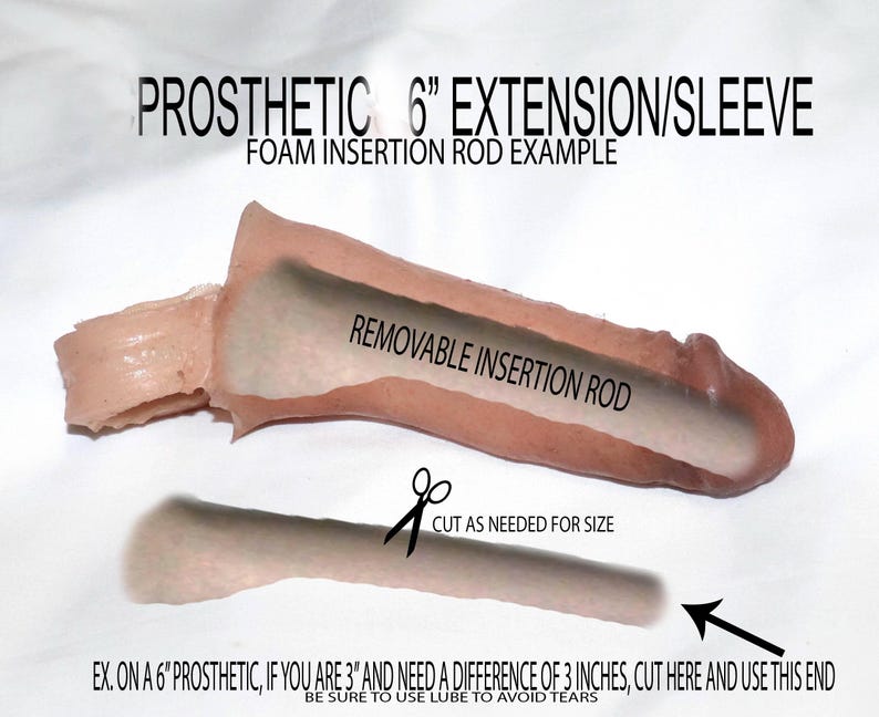 Mature 8 Inch Circumcised FTM Extension Realistic Transgender ...