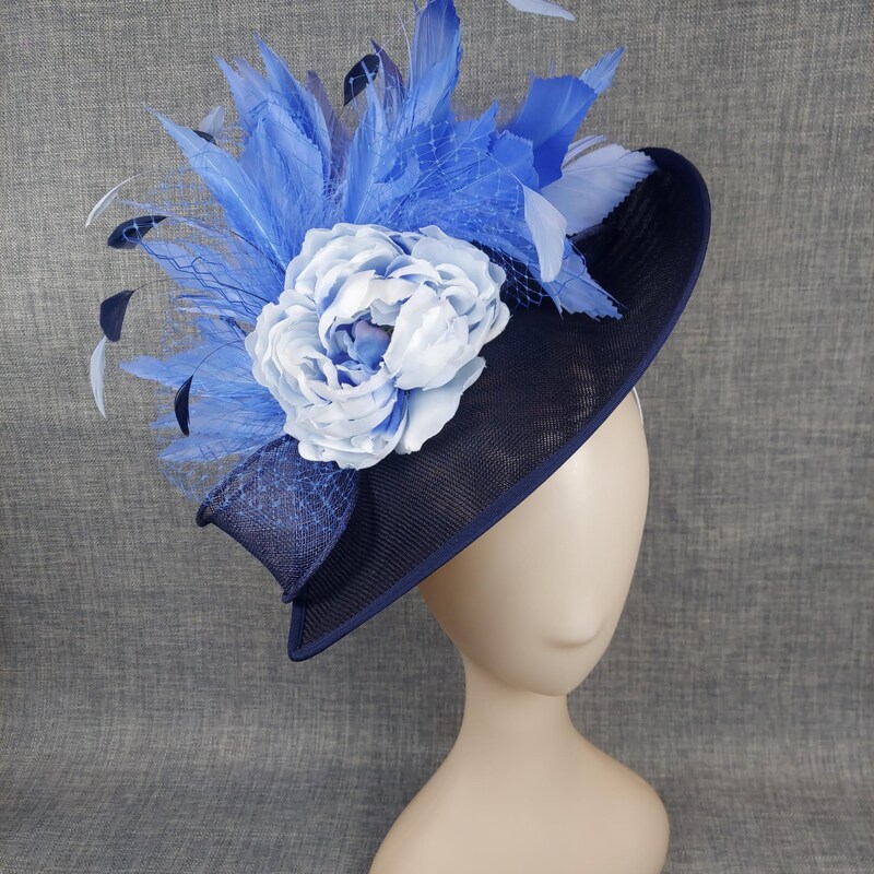 Light Blue Derby Hat - Etsy