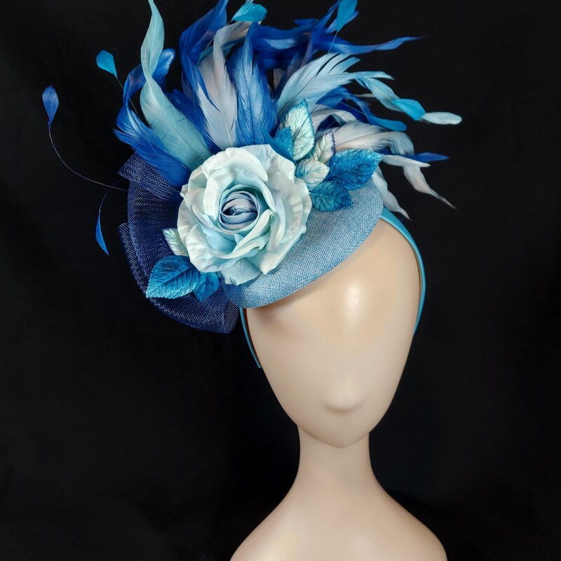 Light Blue Derby Hat - Etsy
