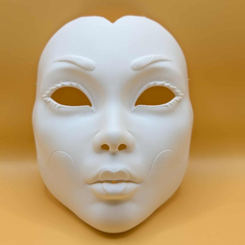 Mask Face Doll - Etsy