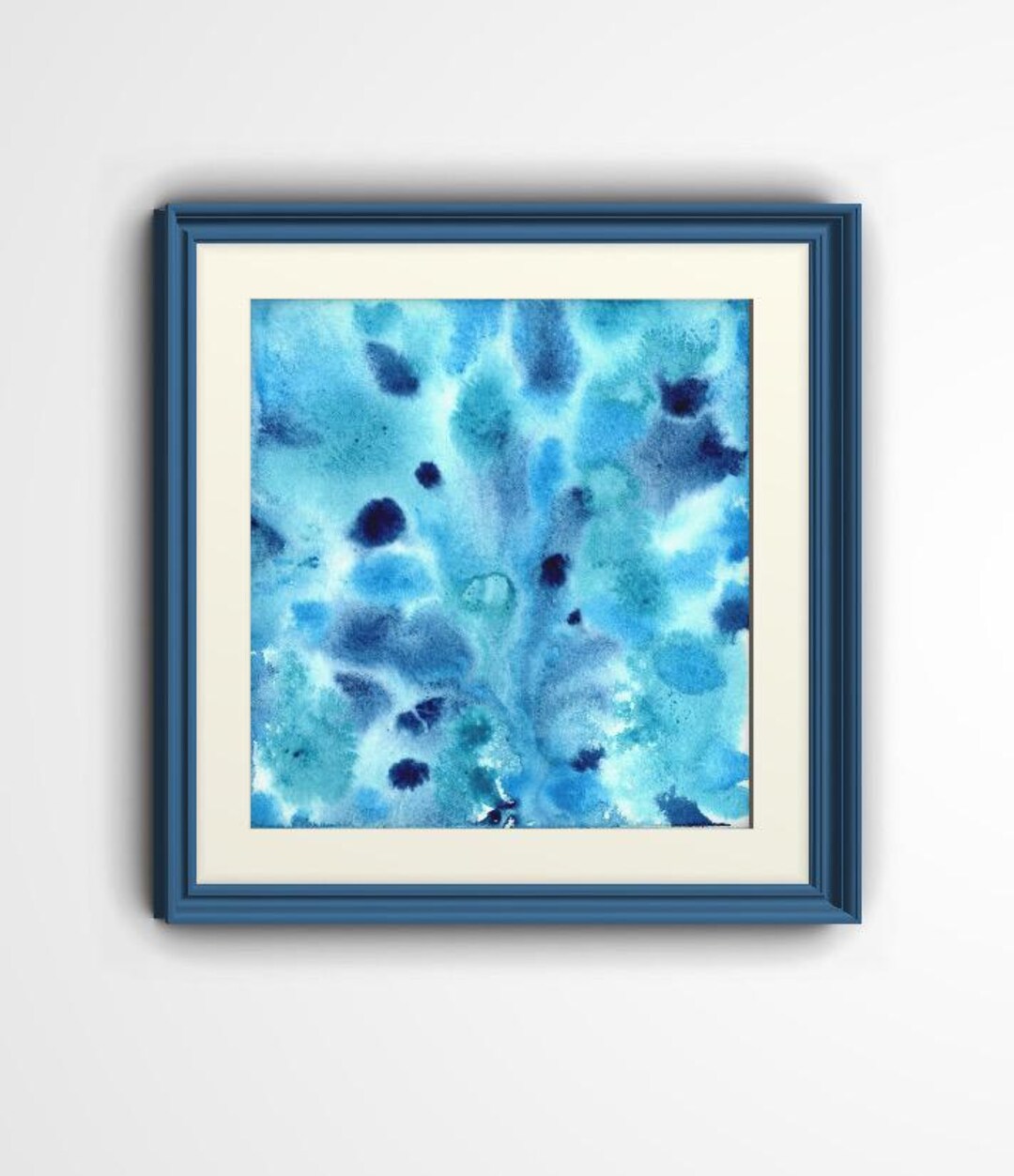 Ocean Art, Ocean Water Print, Water Print, Blue Water Print, Blue Fluid ...