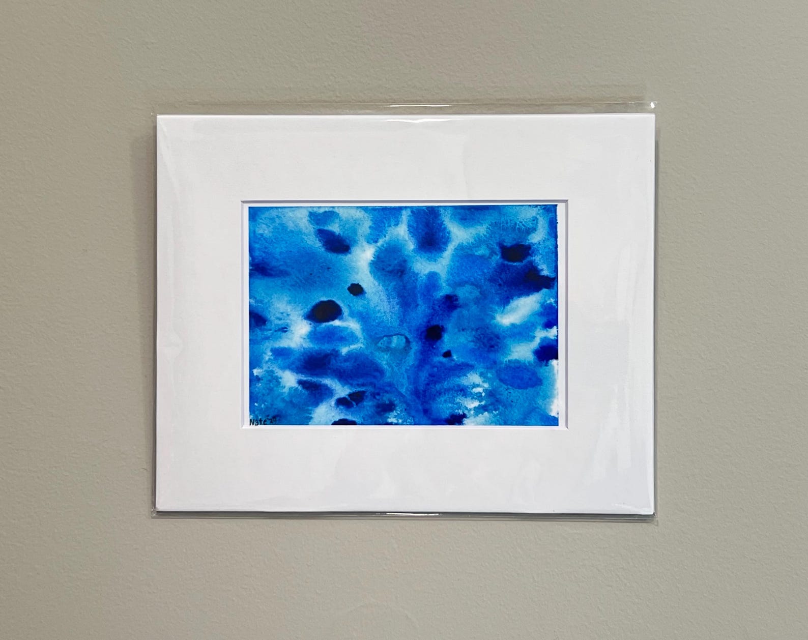 Ocean Art, Ocean Water Print, Water Print, Blue Water Print, Blue Fluid ...