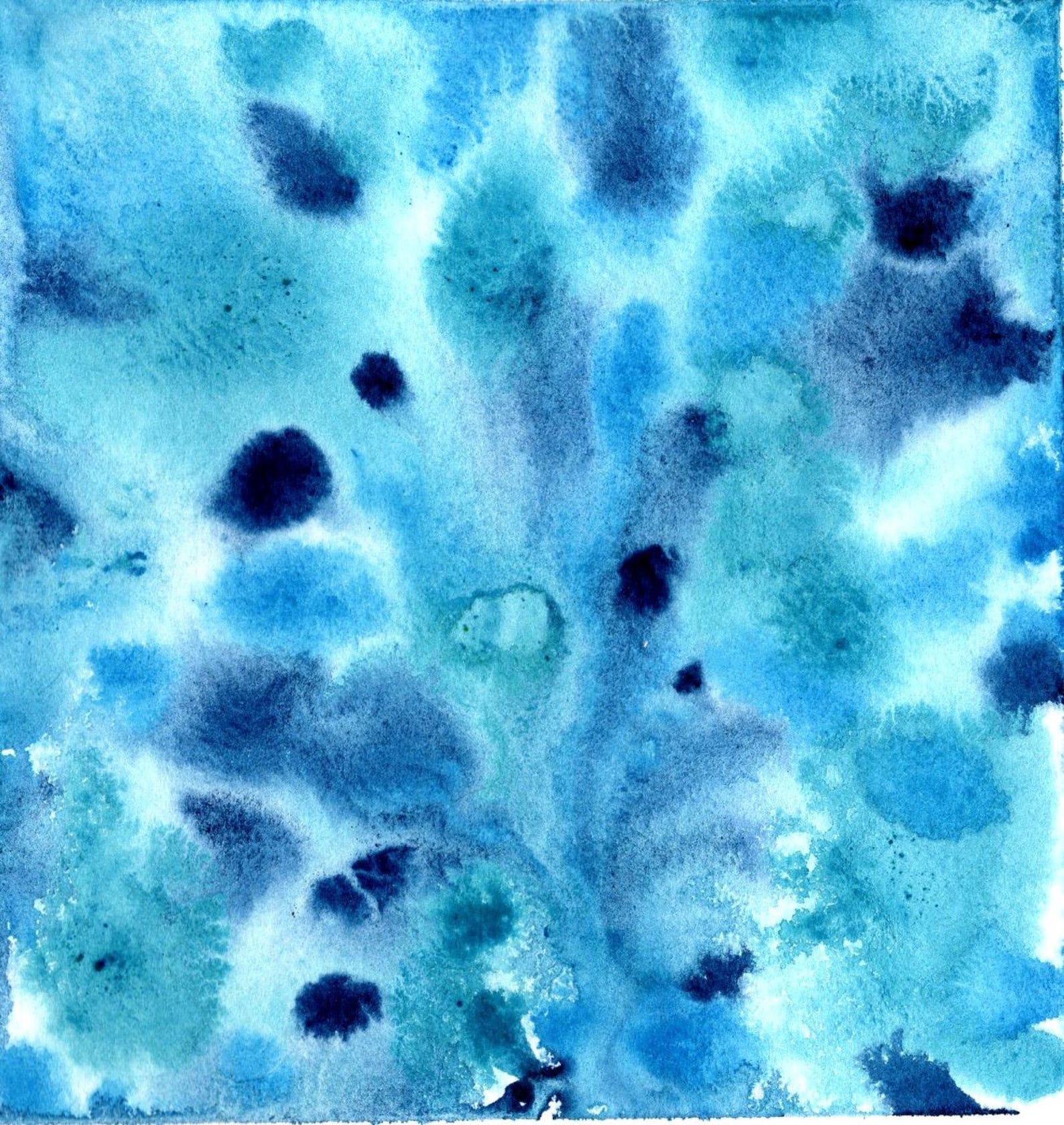 Ocean Art, Ocean Water Print, Water Print, Blue Water Print, Blue Fluid ...
