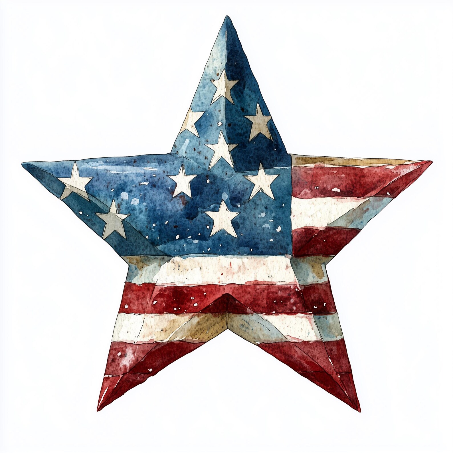 Retro Patriotic Stars Clipart Pack, 4th of July Sublimation PNG, USA ...