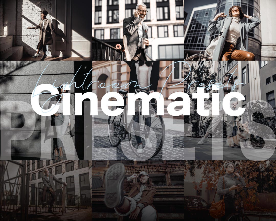 10 DNG Cinematic Lightroom Presets, Moody & Dramatic Filters for ...
