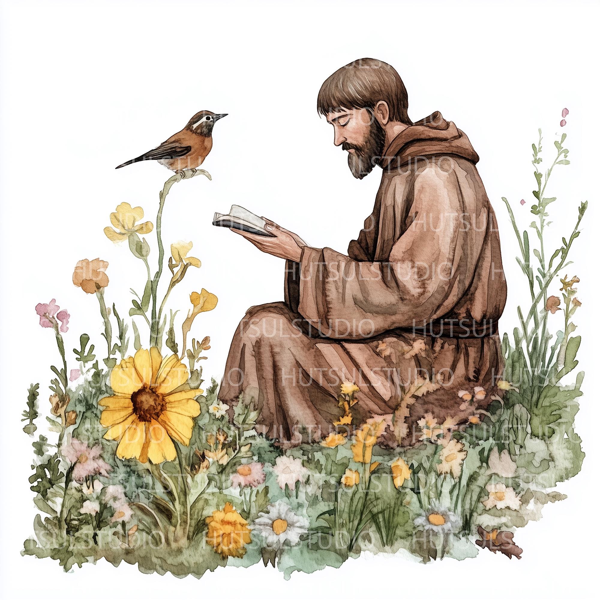 20 PNG Saint Francis Clip Art, Religious Icons, Christian Symbols ...