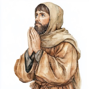 20 PNG Saint Francis of Assisi Clip Art, Religious Illustrations ...