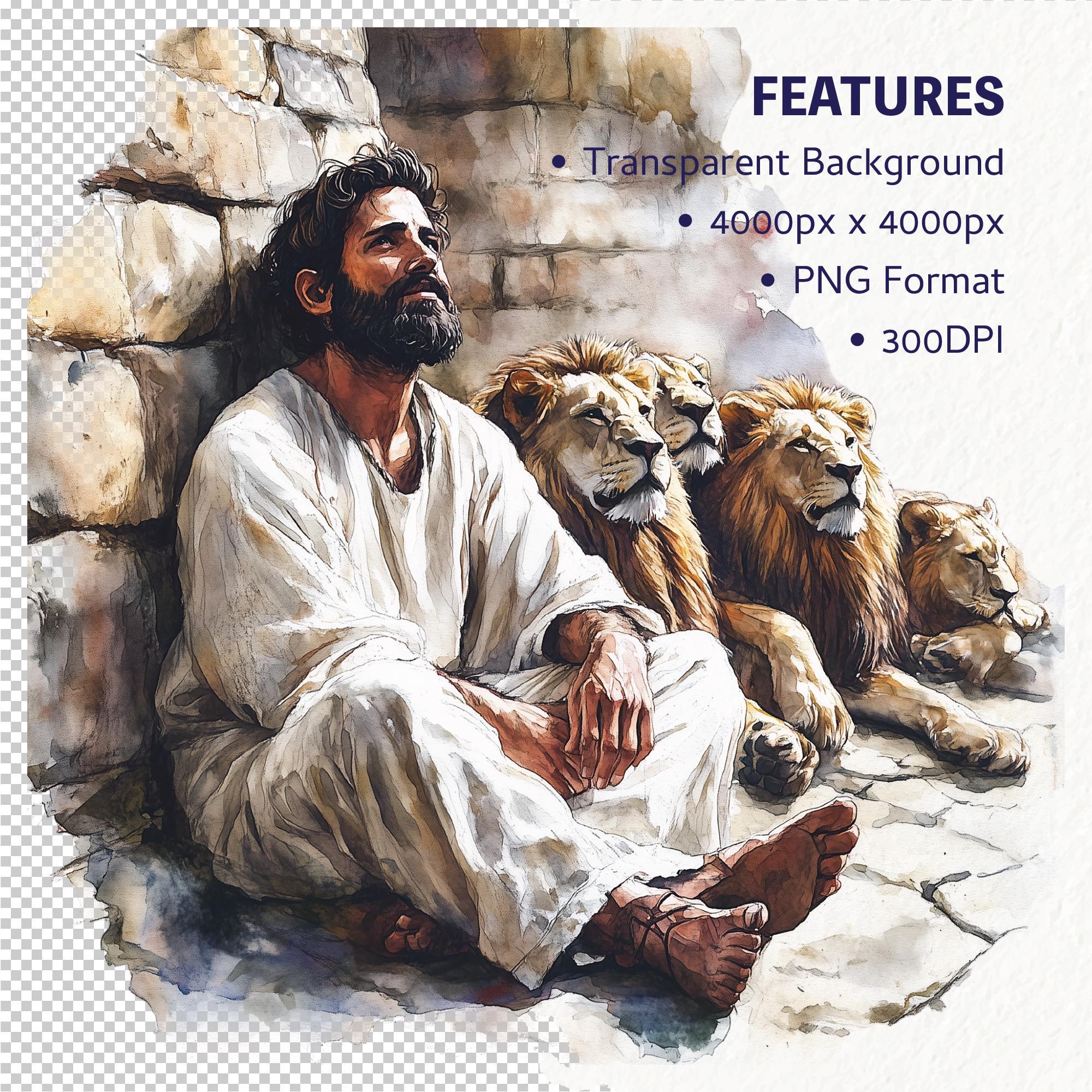 73PNG Daniel Bible Story Clipart, Old Testament Digital Christian Art ...