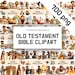Old Testament Cartoon Clipart Mega Bundle, 700PNG Bible Story Graphics ...