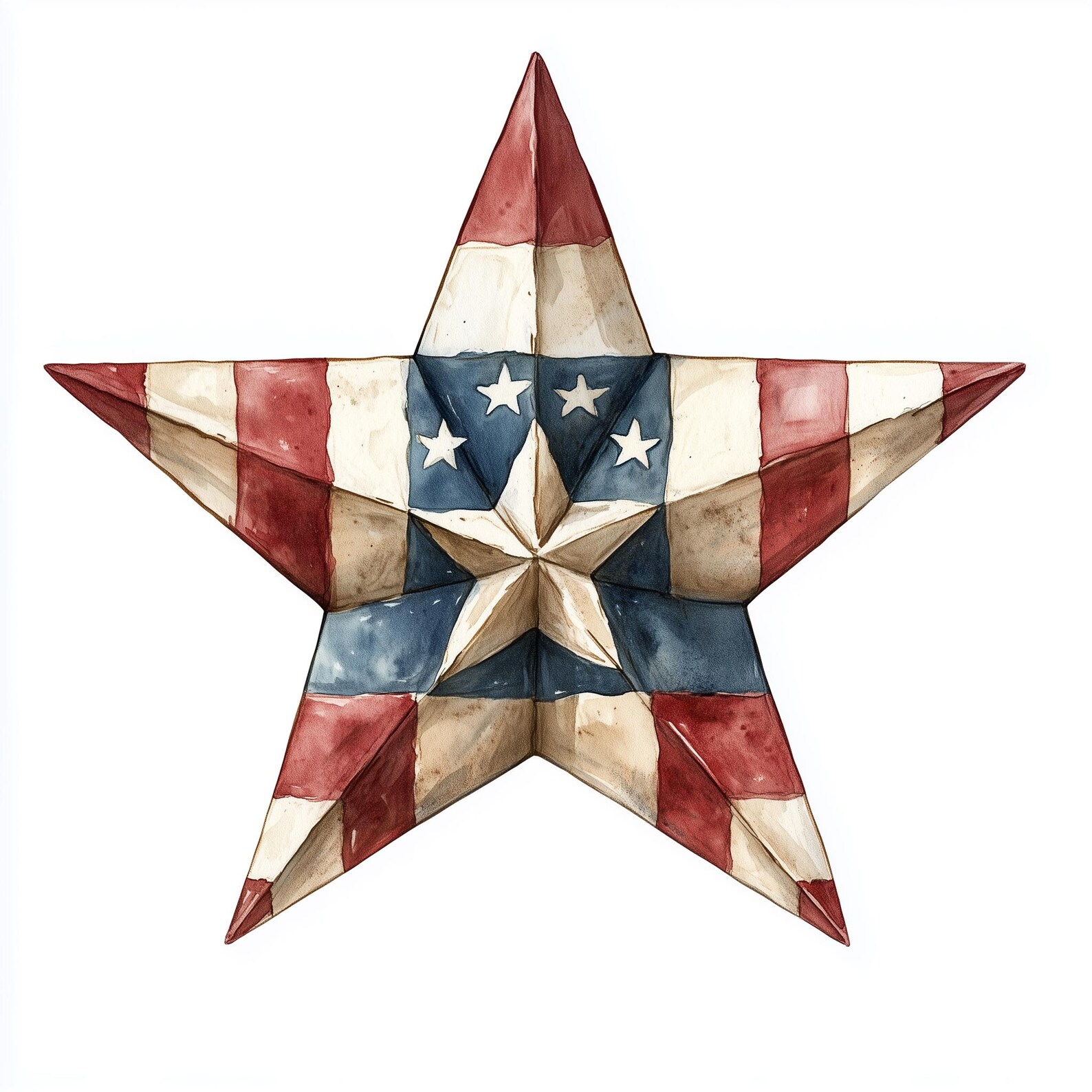 Retro Patriotic Stars Clipart Pack, 4th of July Sublimation PNG, USA ...