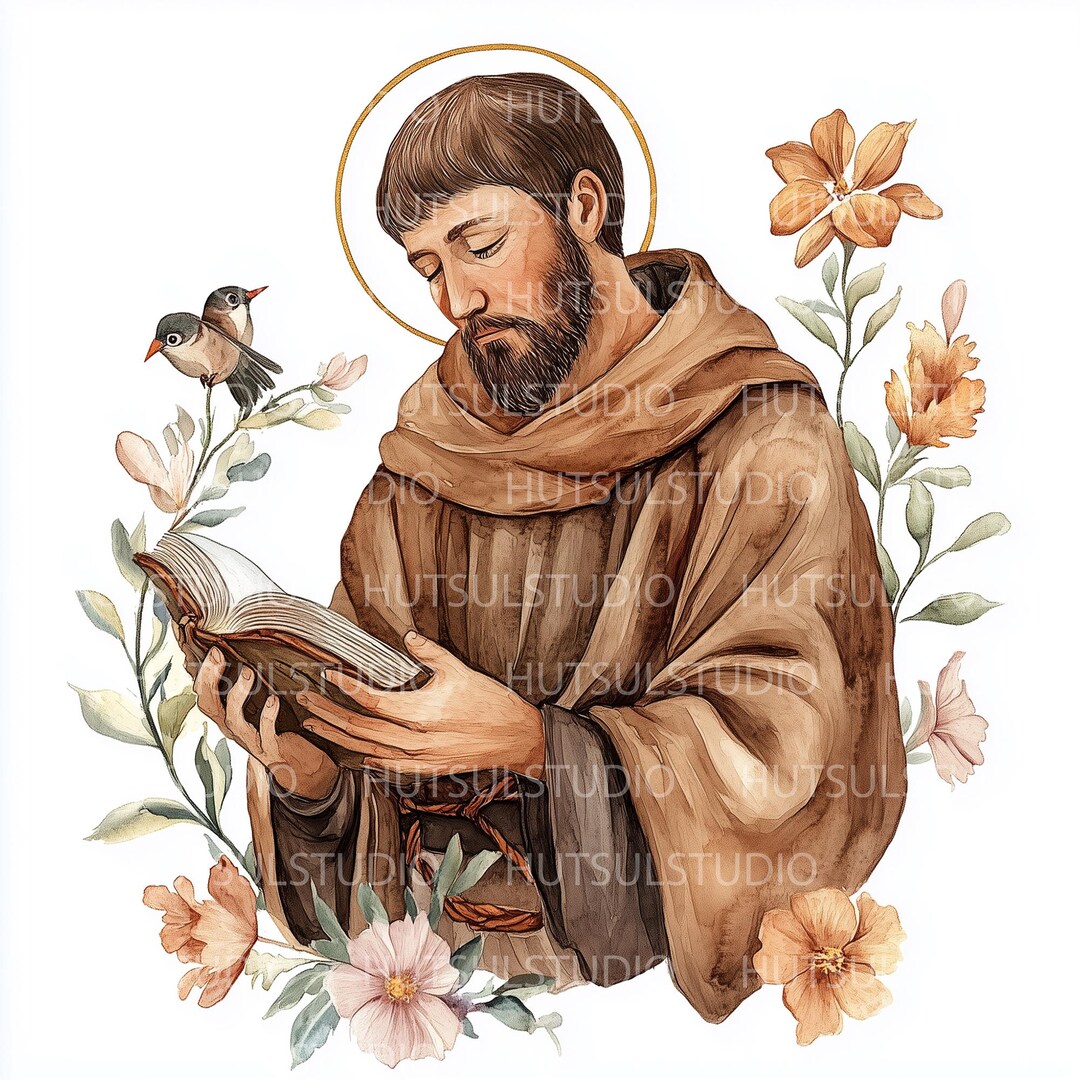 20 PNG Saint Francis Clip Art, Religious Icons, Christian Symbols ...