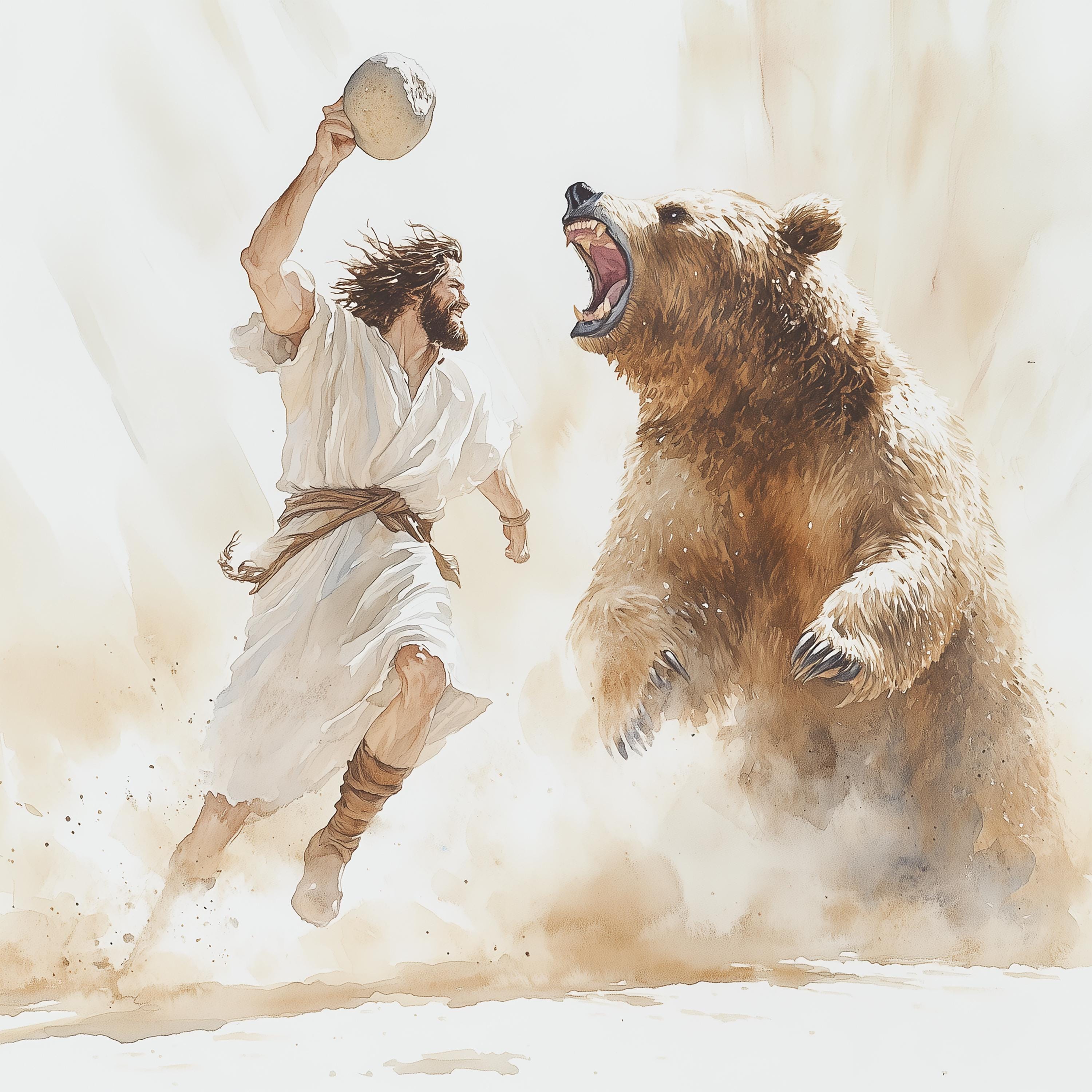 50+JPG Warrior David Biblical Clipart, David and Goliath, Religious ...