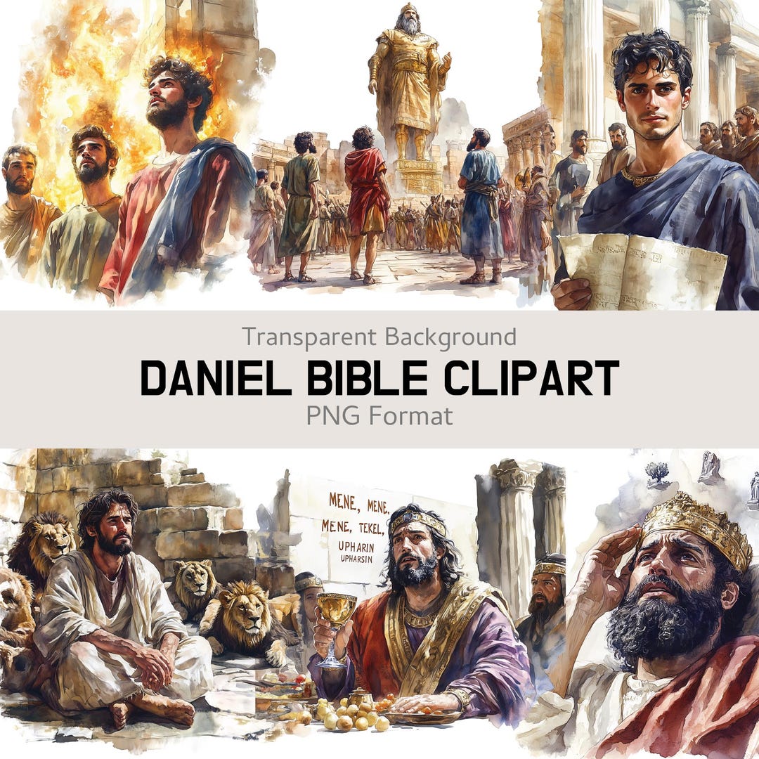 73PNG Daniel Bible Story Clipart, Old Testament Digital Christian Art ...