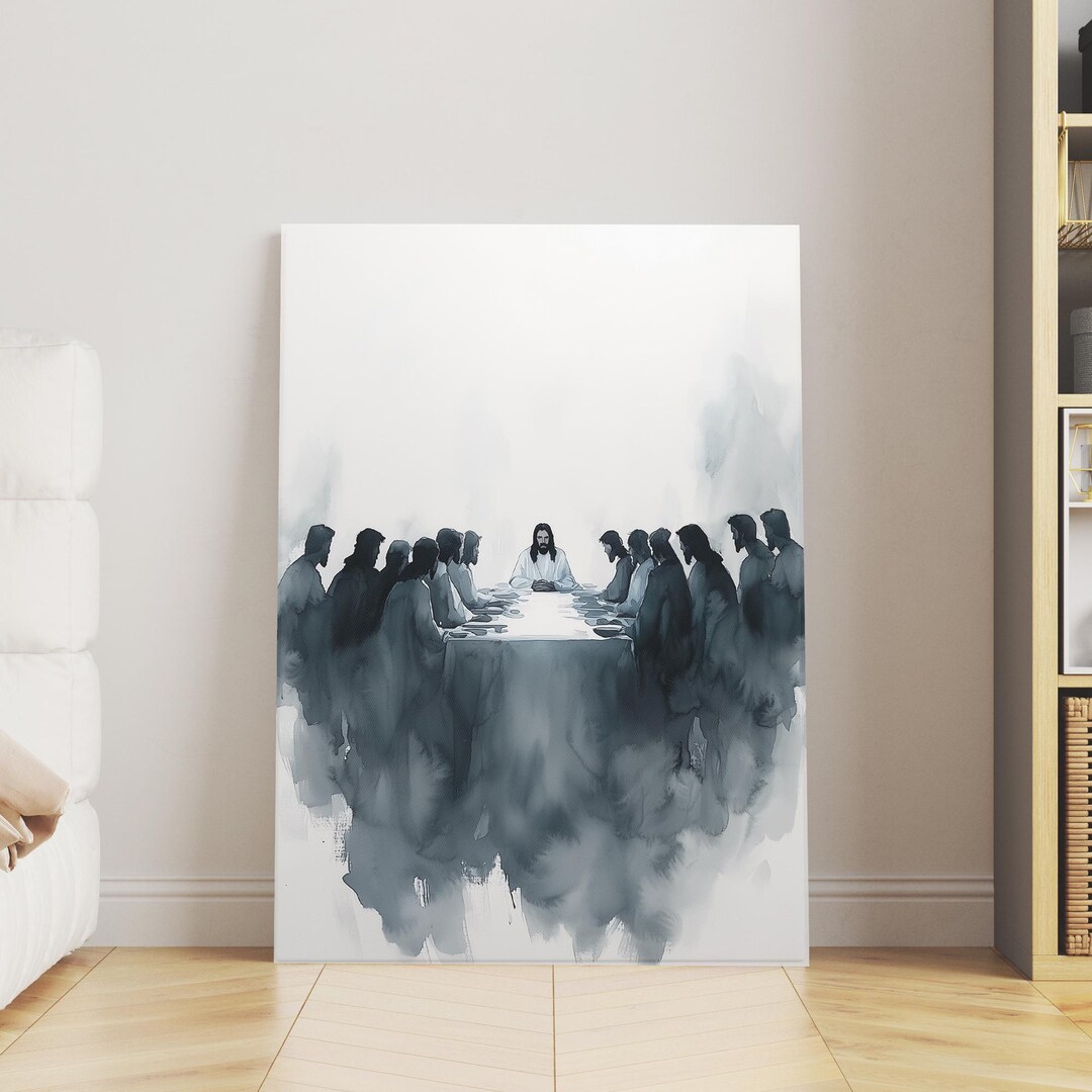 The Last Supper, Jesus and Disciples, Christian Wall Art, Biblical ...