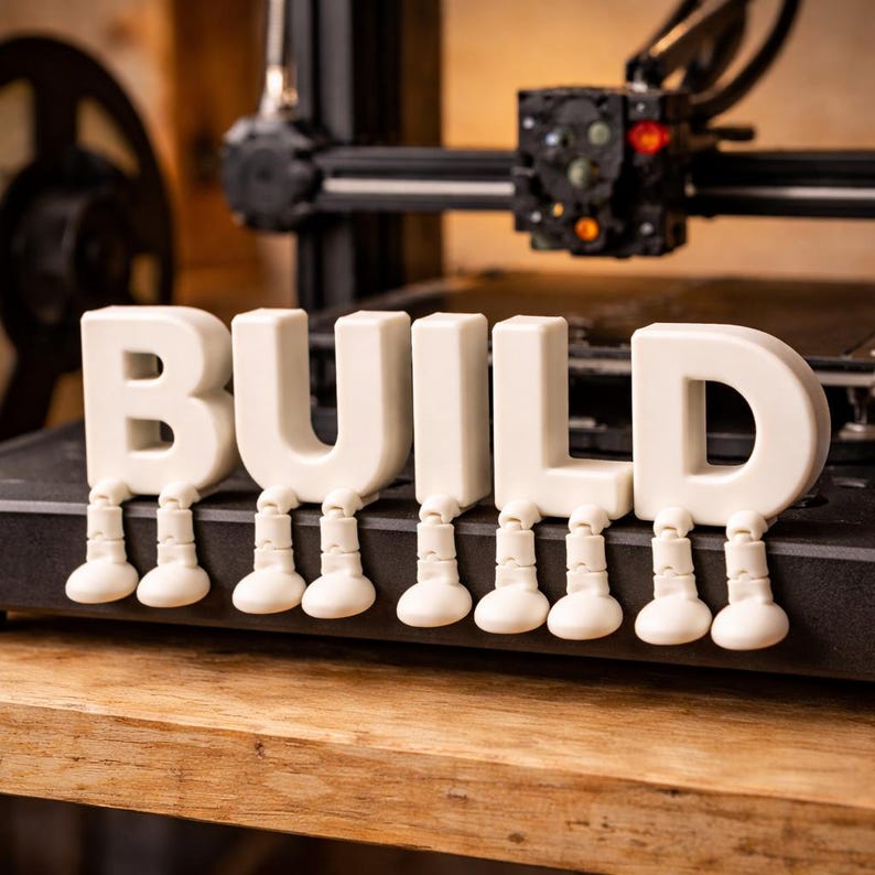 3D Printable Alphabet Bundle STL, Articulated Leg Letters Pack ...