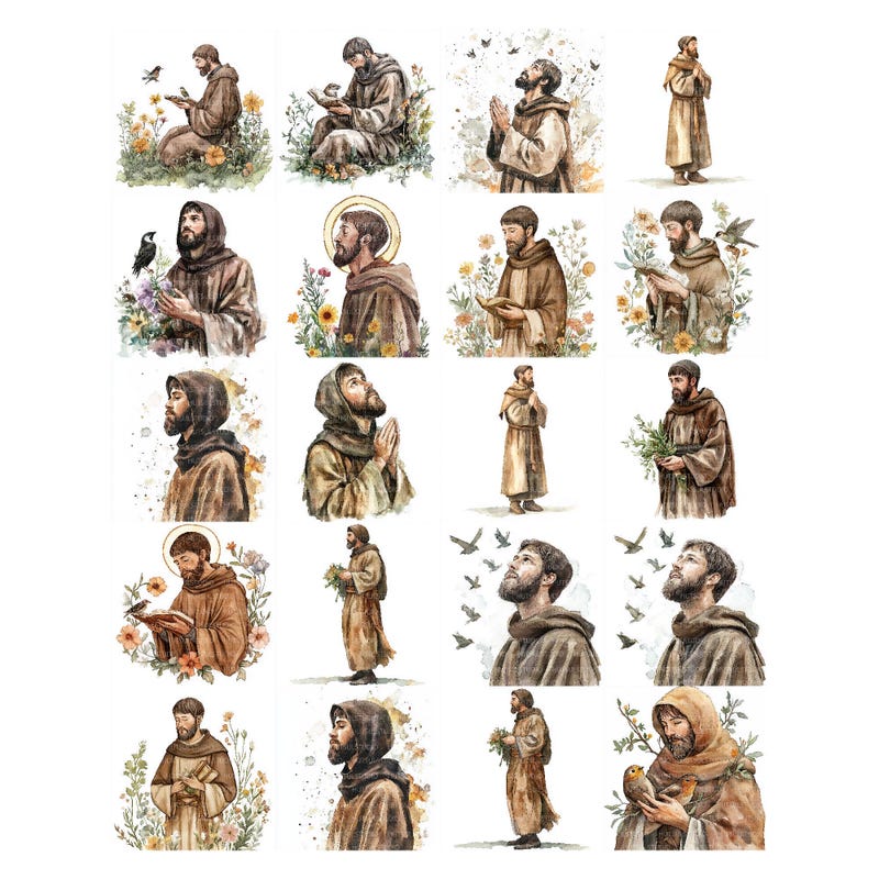 Canvas of Saint Francis - Etsy UK