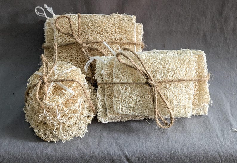 Luffa Sponges Set - Etsy
